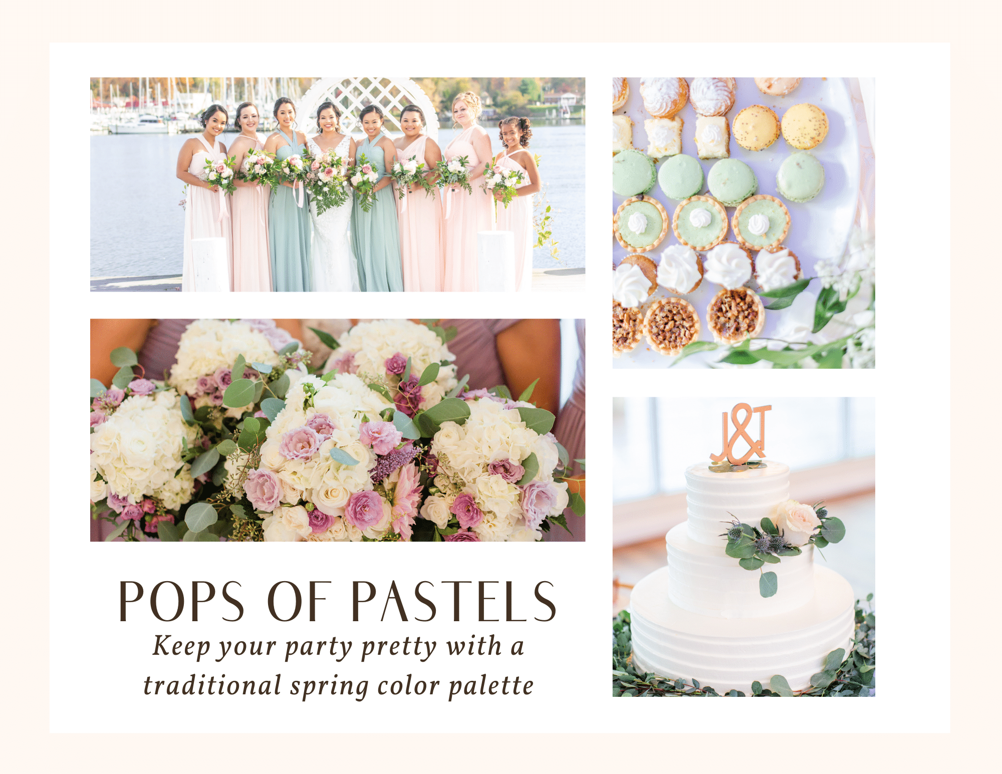Spring Preview! Delicate touches for your spring wedding – Catering By ...
